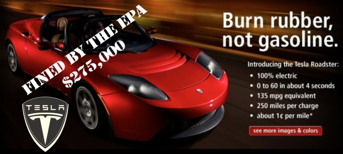 EPA fines Tesla Electric Motors $275,000 for non-compliance - Watts Up ...