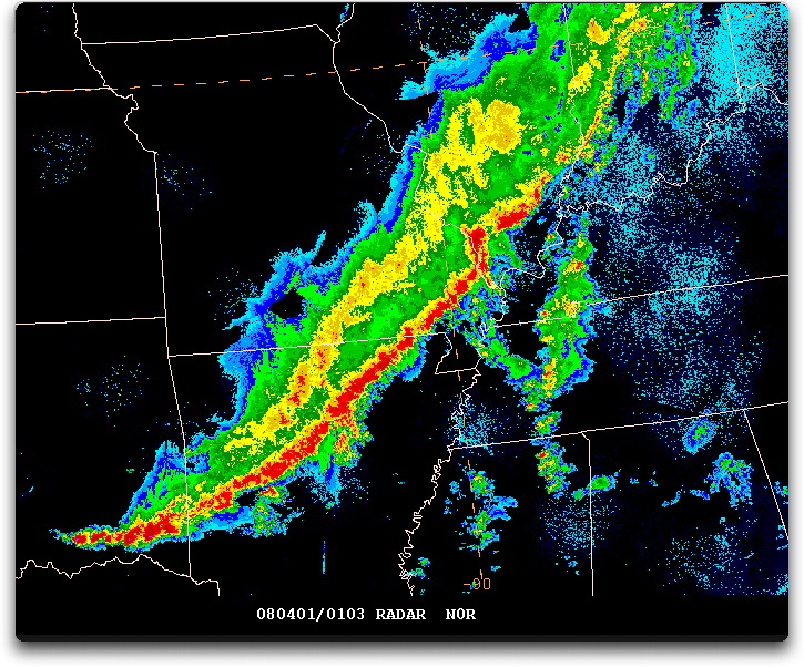 radar image squall line – Watts Up With That?