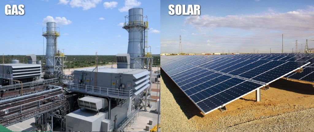 A Solar Power Plant vs. A Natural Gas Power Plant: Capital Cost ...