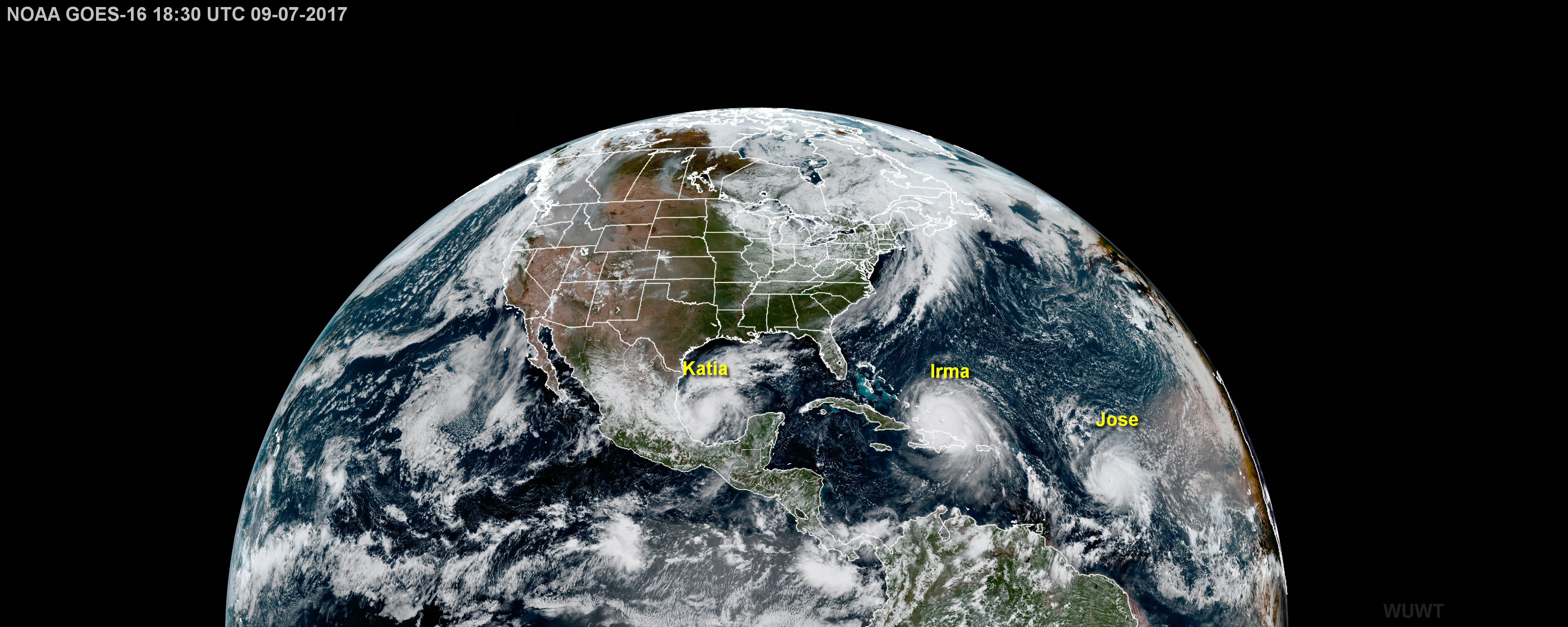 Beauty and the Beasts – Hurricanes #Katia #Irma and #Jose in one ...