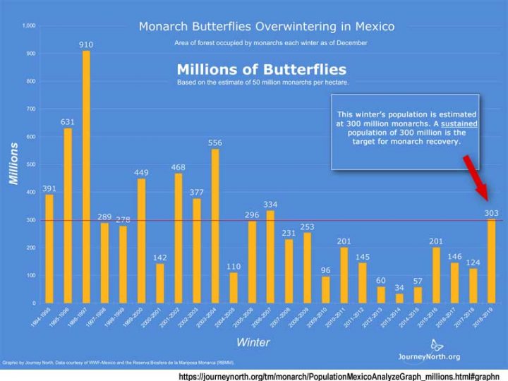 Monarch Migration: 2019 – Watts Up With That?