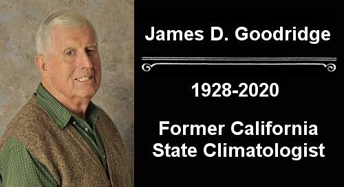 James D. Goodridge – climate skeptic pioneer and mentor, 1928-2020 ...