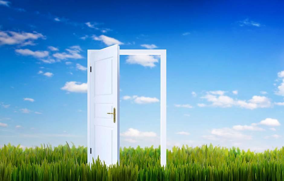 Open door on green grass – Watts Up With That?