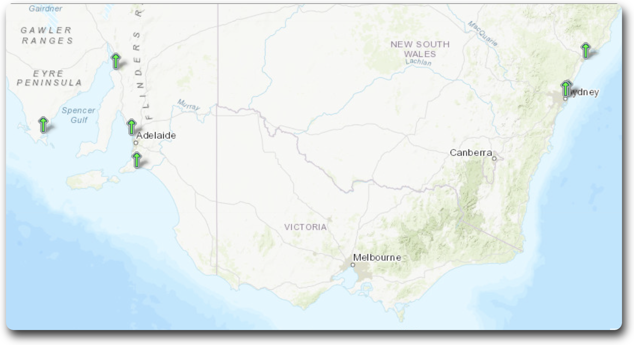 australia sea level trends victoria map II – Watts Up With That?