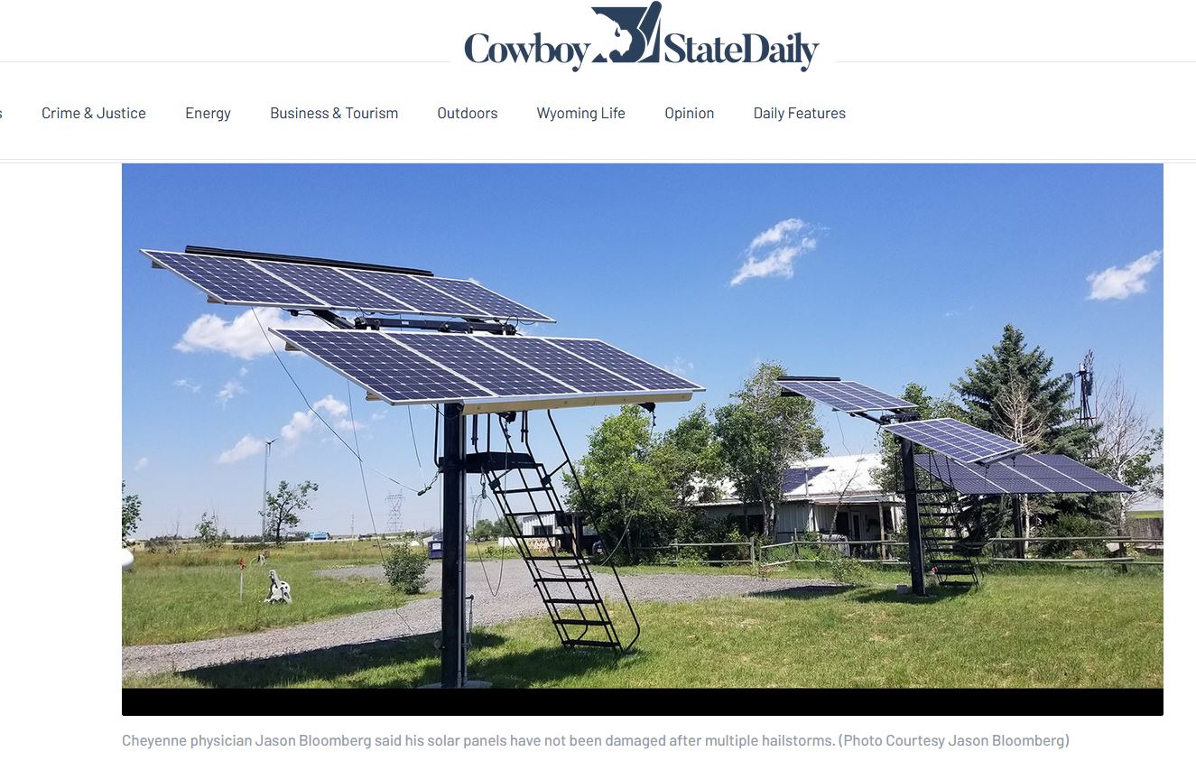 Jason Bloomberg Solar tracker is OK – Watts Up With That?