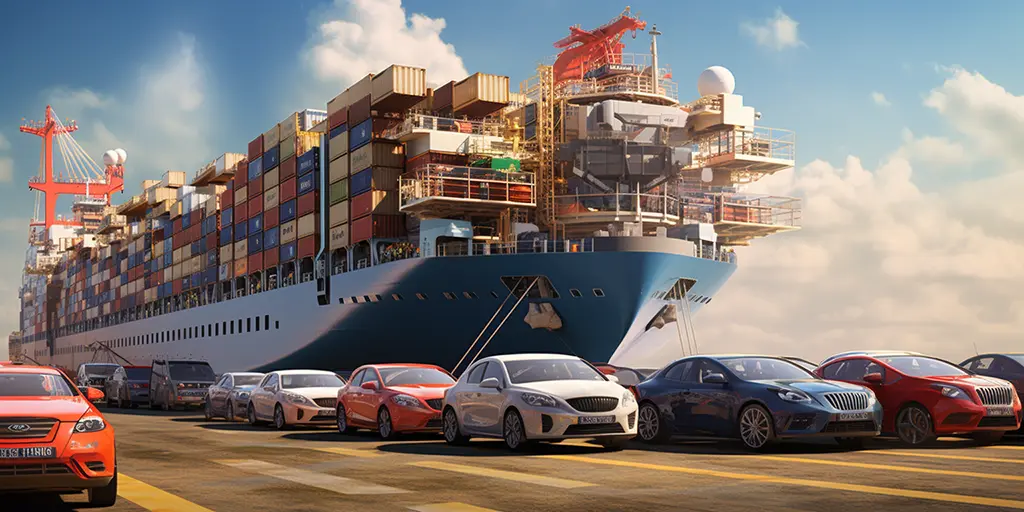 car carrier freighter offloading in british port – Watts Up With That?