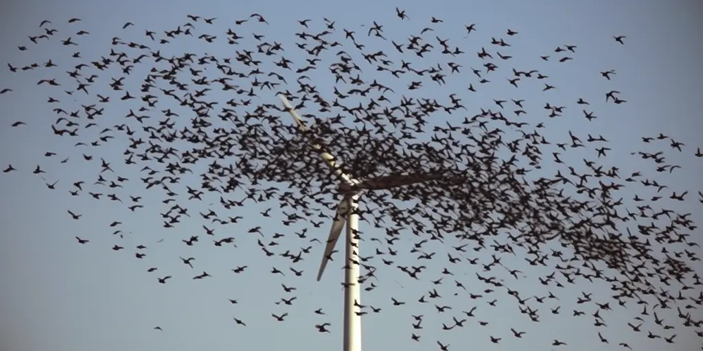 Charles_Rotter_flock_of_birds_flying_into_large_wind_turbine_b6f8b378 ...