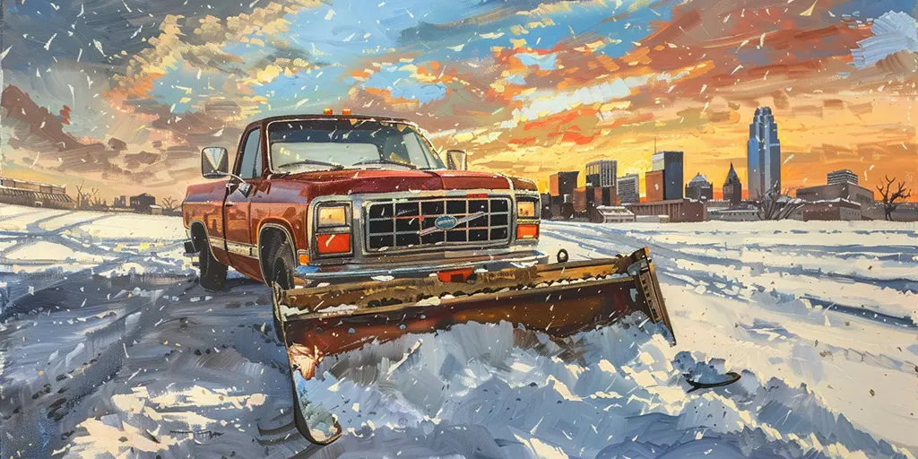 charlesrotter_snowy_landscape_modern_pickup_truck_with_snow_plow ...
