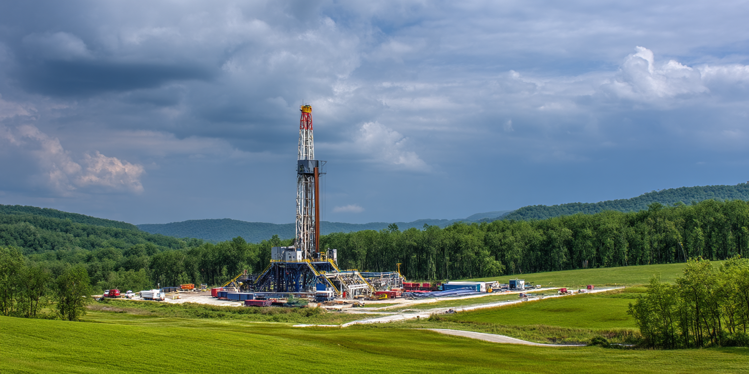 charlesrotter_shale_gas_drilling_rig midjourney – Watts Up With That?
